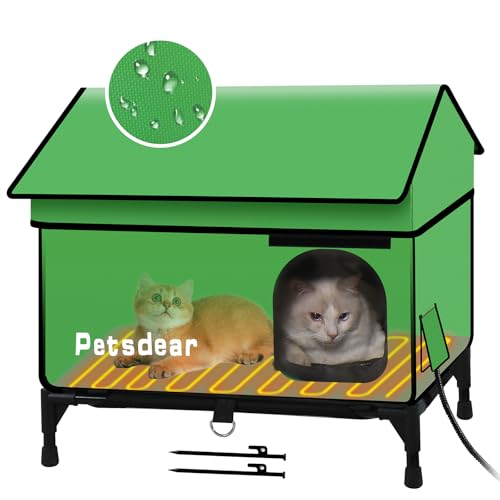 Outdoor Cat House for Winter Heated: Ultimate Warm Shelter for Feral ...